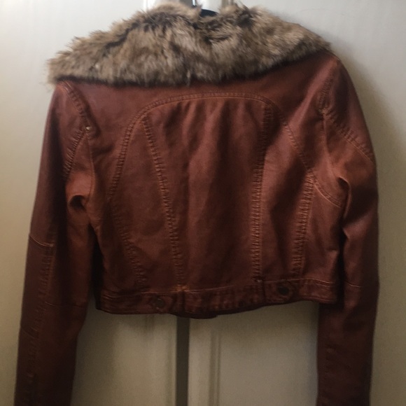 Black Rivet | Jackets & Coats | Short Waisted Leather Jacket | Poshmark